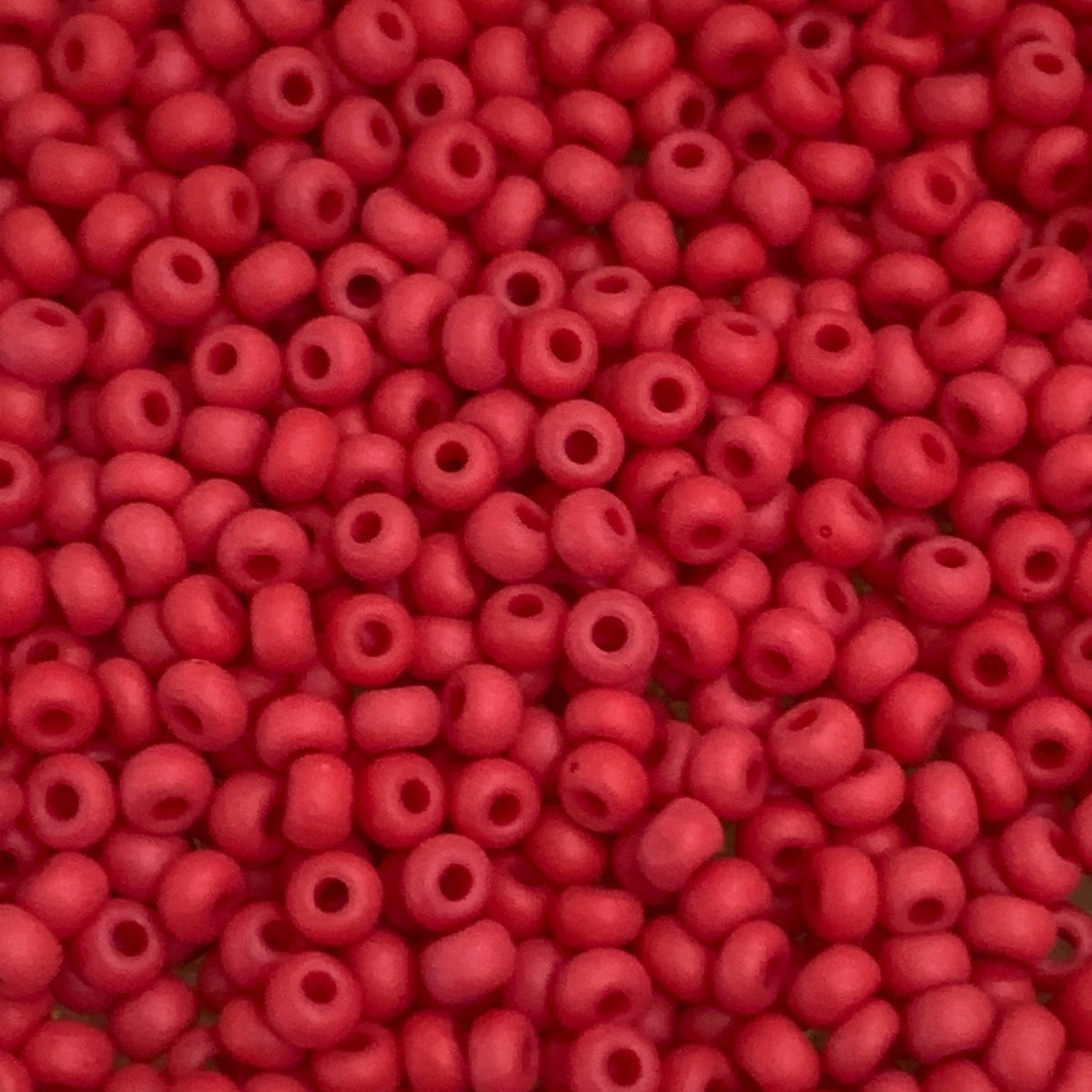 Red Matte Seed Beads - 8/0 – Out West Beads