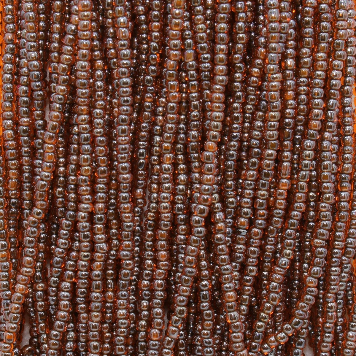 Hyacinth Brown Lined Seed Beads - 11/0 – Out West Beads