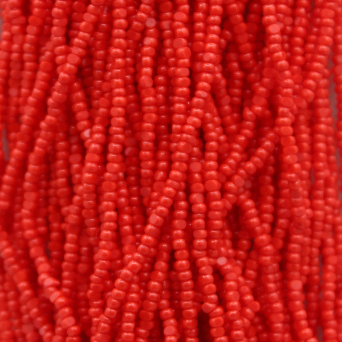 Opaque Light Red Charlotte Cut Seed Beads - 11c – Out West Beads
