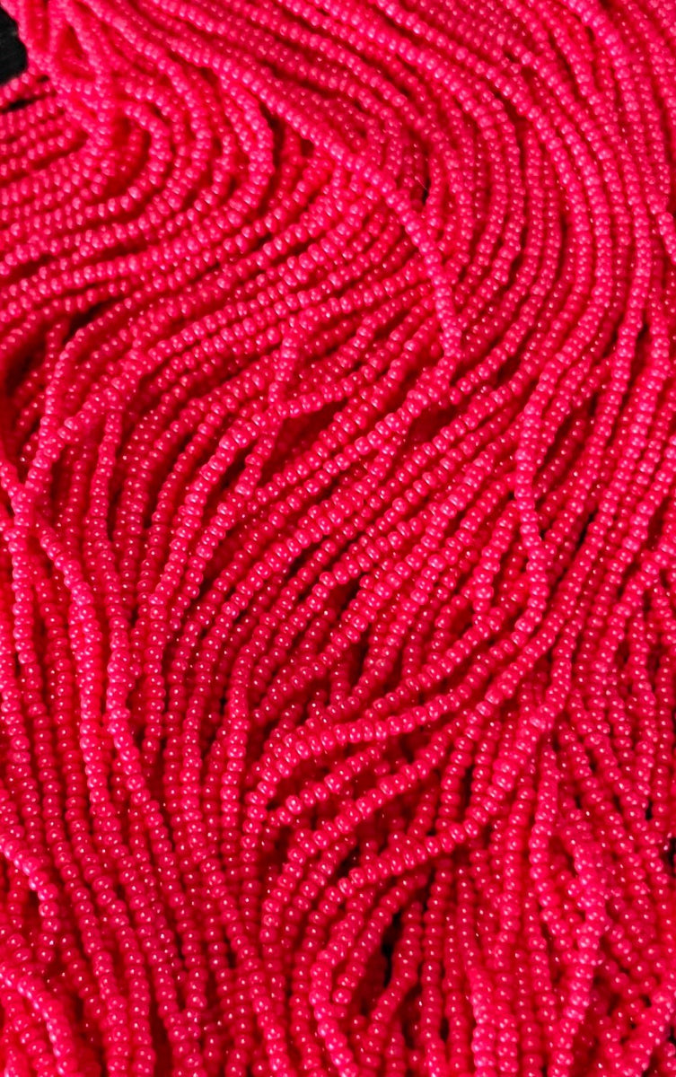 Bright Crimson Seed Beads - 11/0 – Out West Beads