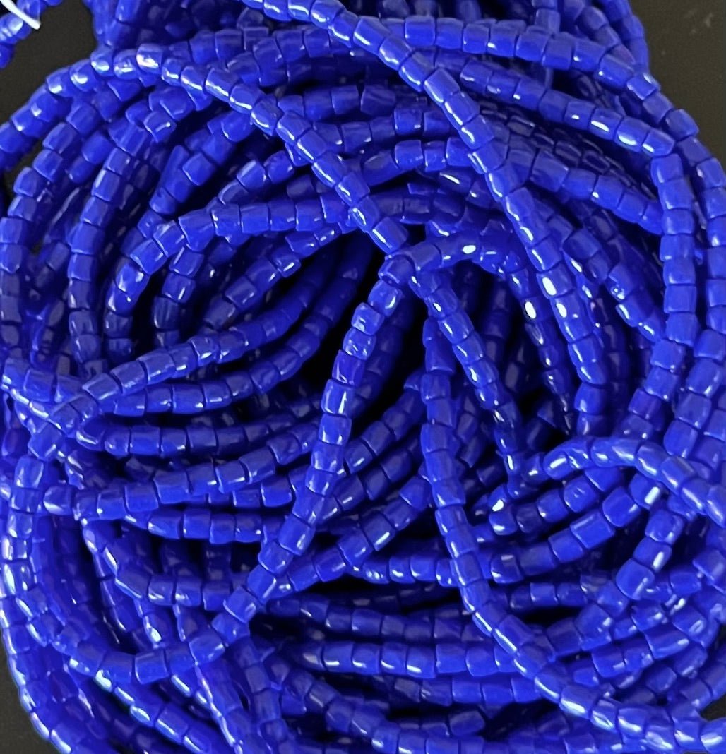 Royal Blue Tri-Cut Seed Beads - 9/0 – Out West Beads